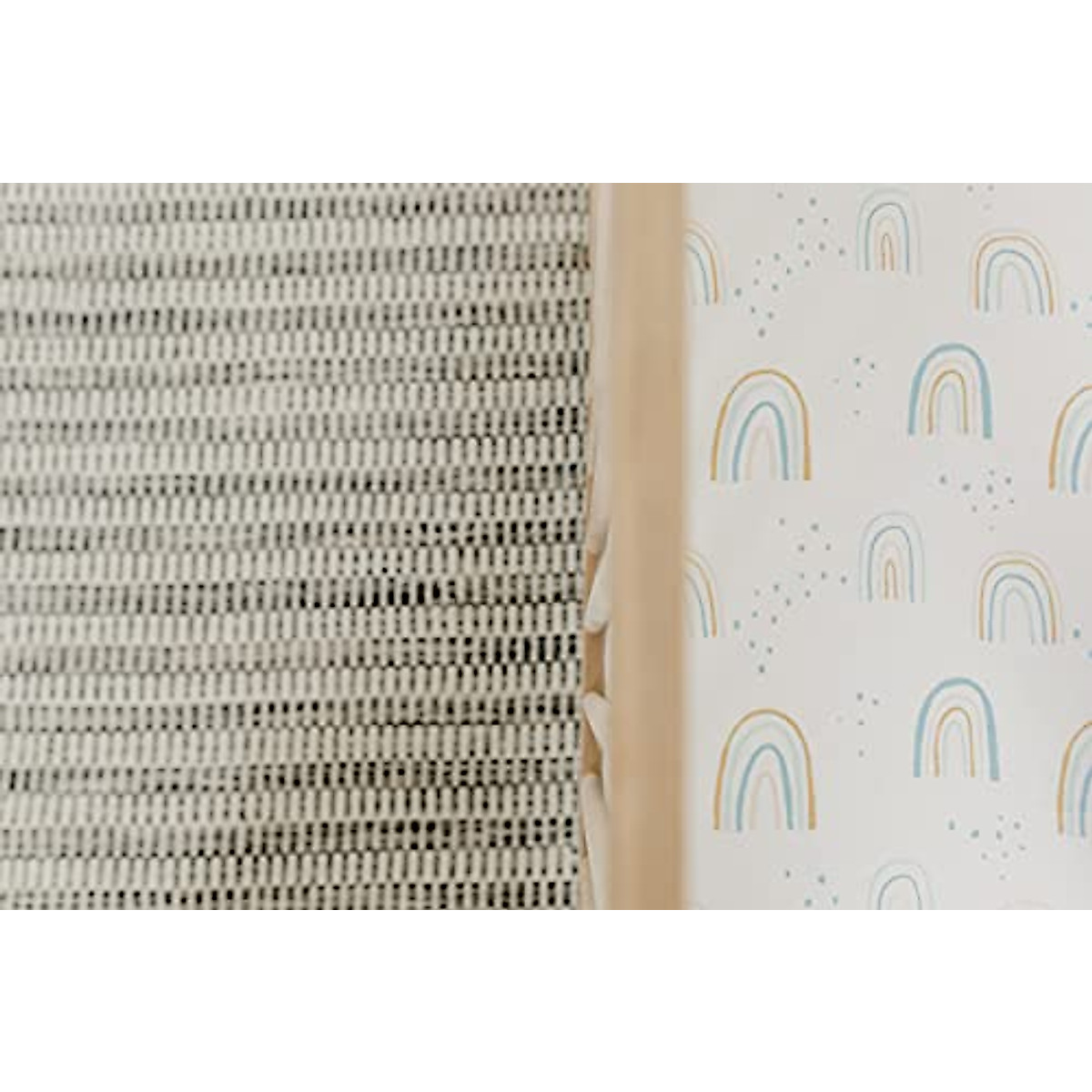 Premium Fitted Knit Crib Sheet/Toddler Sheet"Skye" by Copper Pearl