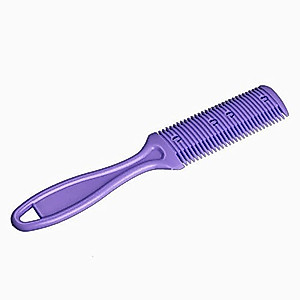 Hair Razor Trimmer Comb, Dual Sides Cutting Slim Haircuts Blade Hair Trimmer Comb for Beauty Salon Home Hairdressing