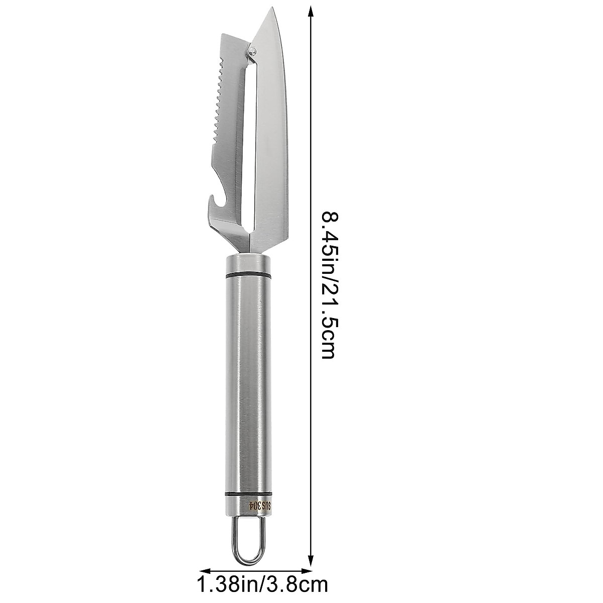 BESTONZON Multifunction Paring Knife Stainless Steel Peeler Gourd Grater Parer for Vegetable Fruit