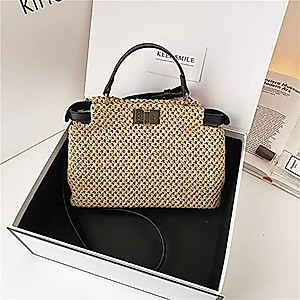 Crossbody Bags Fashion Summer Straw Bag Beach Bag Tote Bag for Women Satchels Hobo Bags Shoulder Bags