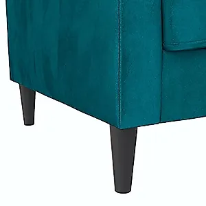 Mr. Kate Winston Sofa with Pocket Coils, Green Velvet