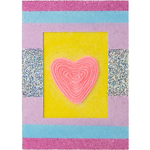 Hygloss Collage Sticky Boards - Self-Adhesive - Mess-free - Fun Activity For Kids - Great for Classroom & School Projects, Arts & Crafts & More - 3"x4.5" Rectangle - 24 Pack