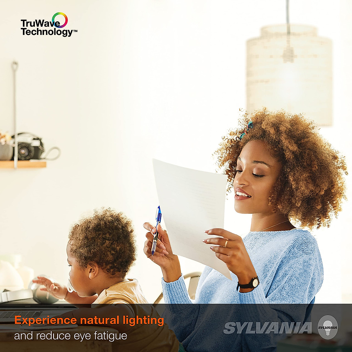 SYLVANIA LED TruWave Natural Series G16.5 Globe Light Bulb, 40W Equivalent, Efficient 4.5W, Medium Base, 350 Lumens Dimmable, Frosted, 2700K, Soft White (40799), 2 Count (Pack of 1)