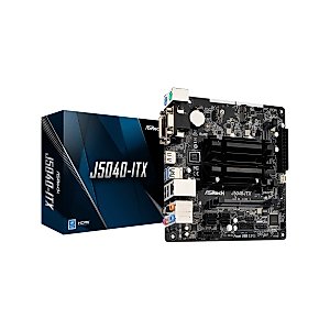 ASRock J5040-ITX Intel Quad-Core Processor J5040 Chipset Mini-ITX Motherboard