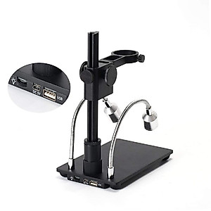 HAYEAR 12mp USB Camera High Speed Industrial Video Microscope Set for PC Using 1080p 30fps Free Driver Full Resolution 3840 x 2880 Compatible with Windows Linux Mac