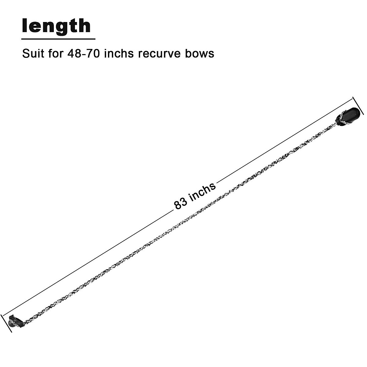ASDW Archery Stringer Recurve Stringer Bow String Tool Bow Stringer Protective Sringer for Longbow Tool Limbsaver Stringer Tool