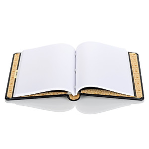 Wilson Jones Corporate Minute Book, Letter Size 8.5 x 11 Inches, 125 Pages/250 Sides, Black (W0395-11)