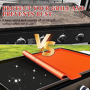 28-Inch Silicone Griddle Mat for Blackstone Griddle, A Superior Protective Heavy-Duty Cover for Your 28" Blackstone Griddle to Maintain Grill Cleanliness and Dryness.