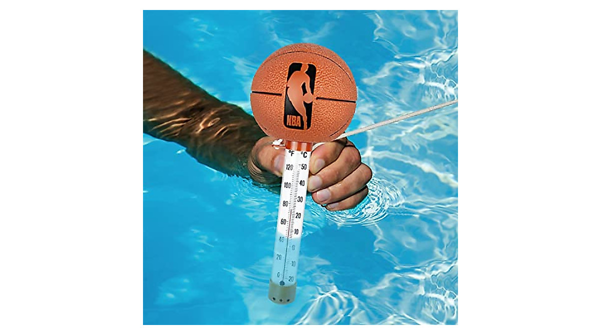 NBA Basketball Floating Pool & Spa Thermometer | Poolmaster