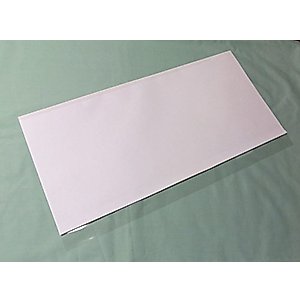 5 Pack 9" x 21" Brodart Just-A-Fold III Archival Book Covers - Adjustable, Clear Mylar