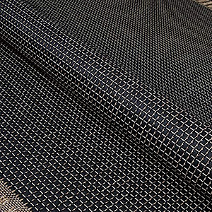 Couristan Recife Wicker Rug, 5-Feet 3-Inch by 7-Feet 6-Inch, Stitch/Black/Cocoa