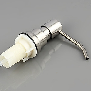 Siderit ABS Sink Soap Dispenser, Kitchen/Bath Soap Lotion Pump Dispenser with 12 OZ Bottle, 3 Inch Nozzle,