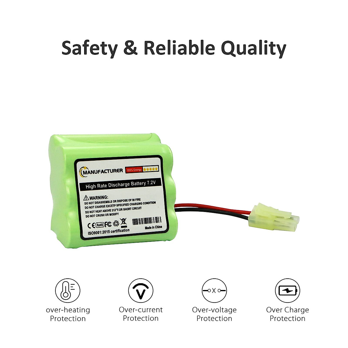 2000mAh Replacement for Shark Euro Pro Vacuum Carpet and Carpet Sweeper XB2950, V2945, V2945Z, V2950, V2950A 7.2V