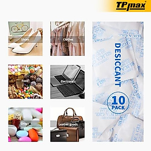 10 Packets 10 Gram Silica Gel Desiccant Pockets Bags Packs Absorber Dehumidifiers