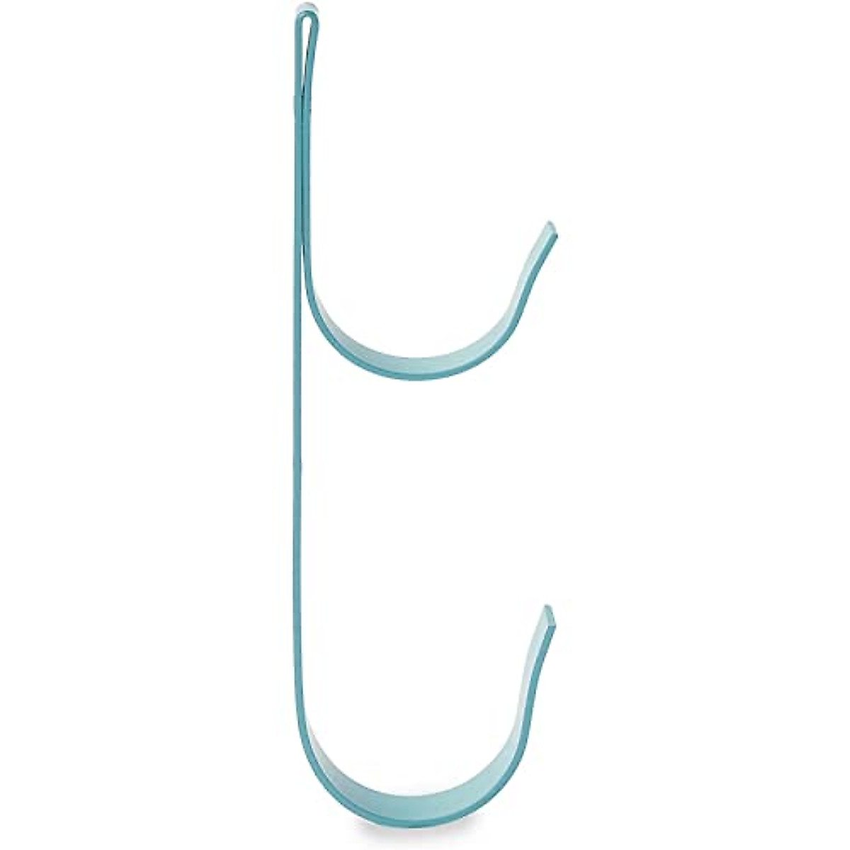 Okuna Outpost Set of 4 Pole Hanger Hooks for Pool Supplies, Lightweight Garden Tools (Blue)