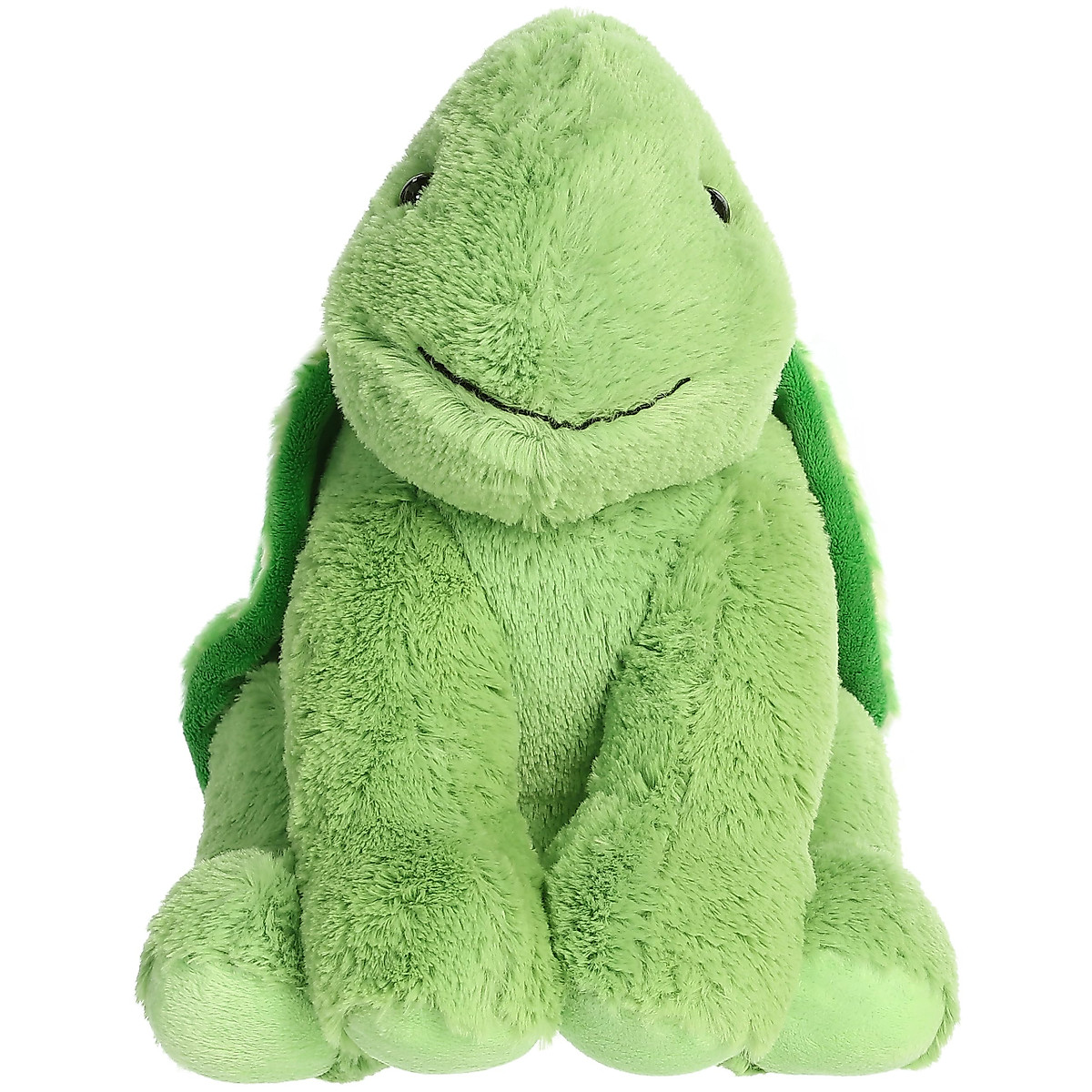 Aurora® Cuddly Turtle Stuffed Animal - Cozy Comfort - Endless Snuggles - Green 14 Inches