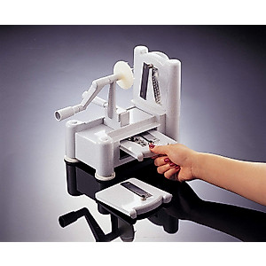 BelleVie Tri-blade Spiralizer 3 Blade Spiral Slicer"