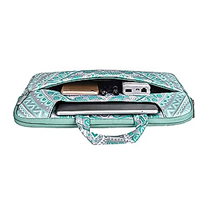 MOSISO Laptop Shoulder Bag Compatible with MacBook Air/Pro,13-13.3 inch Notebook,Compatible with MacBook Pro 14 inch 2023-2021 A2779 M2 A2442 M1, Carrying Briefcase Handbag Sleeve Mandala MO-MDL001