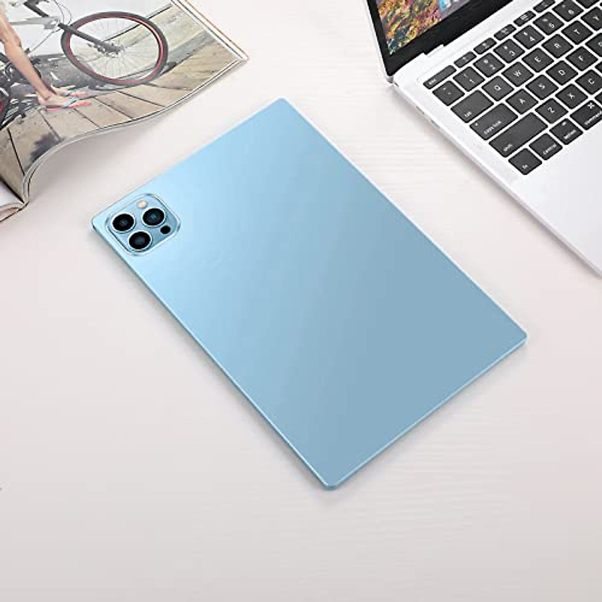 suick Portable Tablet, Octa Core 5G Processor 2.4G WiFi 100-240V 6G RAM 128G ROM Support Call 10.1 Inch Tablet for Home for Travel (US Plug)