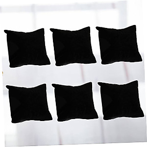 NOLITOY 6 Pcs Jewelry Display for Selling Watch Display Pillows Watch Pillow Bracelet Display Pillow Bracelet Display Cushion Bracelet Bangle Chain Pillow Wedding Ring Pu Jewelry Show