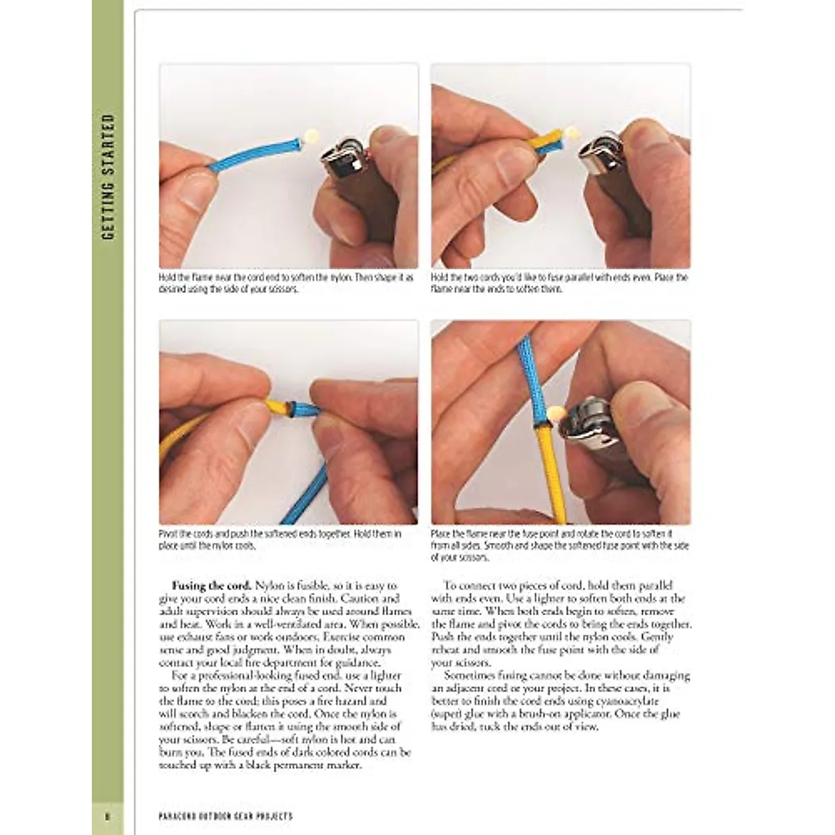Paracord Outdoor Gear Projects: Simple Instructions for Survival Bracelets and Other DIY Projects (Fox Chapel Publishing) 12 Easy Lanyards, Keychains, and More using Parachute Cord for Ropecrafting
