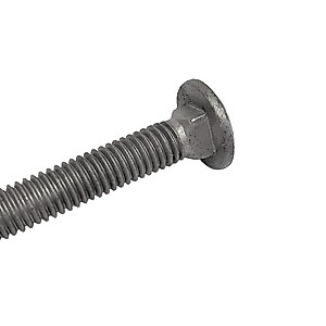 3/8" - 16 x 6 Carriage Bolt | Round Head | Hot Dip Galvanized | 65pcs Box