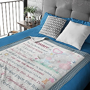 Yamco New Mom Gifts for Women - Pregnancy Gifts for First Time Mom Blanket - Mom to be Gifts 60" x 50" Throw Blankets - Gifts for New Parents - Gender Reveal Gifts - Mommy to be Gifts Ideas