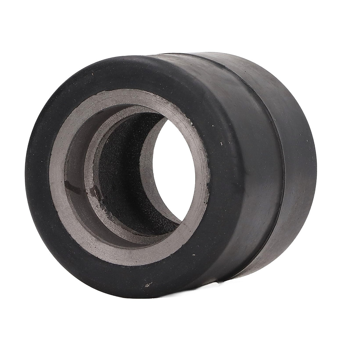 Truck Load Wheel 80x70mm, Stainless Steel Rubber, Scratch Replacement for 6024 Bearing, Suitable for Pallet Trucks