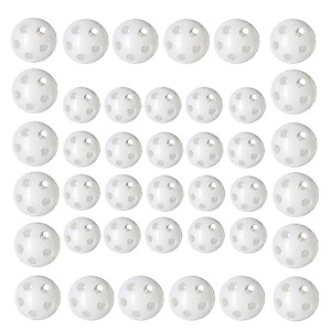 Iceyon 40pcs Rattle Box Repair Toy,Rattle Balls Mixed for Sewing in Noise Maker Insert Pet Baby Toys(20pcs 24mm+20pcs 28mm)