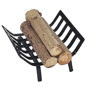 SAFIGLE 5 Sets Simulation Firewood Rack Handbag Accessories Metal Model Outdoor Decor Mini Furniture Kit Miniature Fire Rack Toys Garden Minihouse Fire Rack Ornamental Minihouse Fire Rack