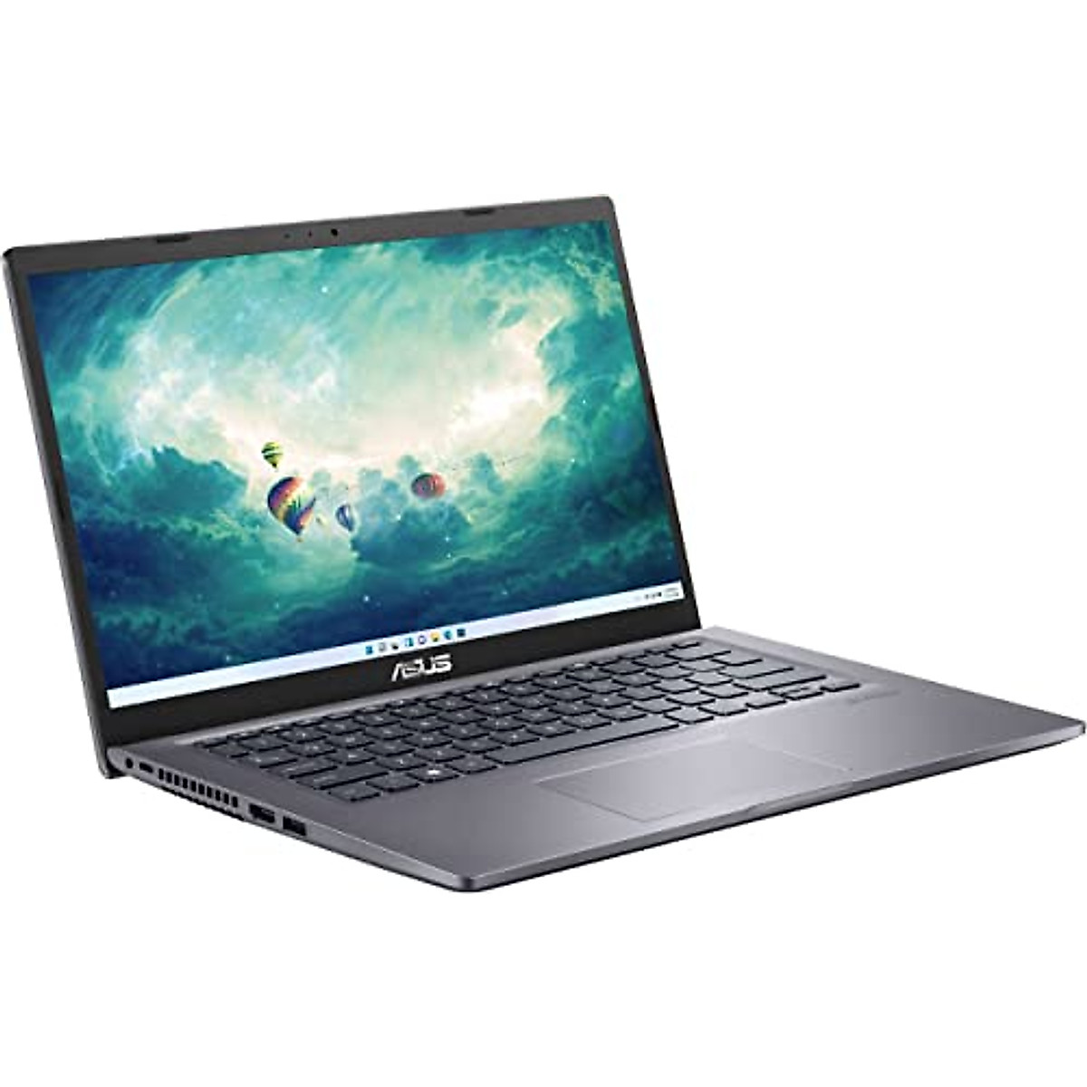 ASUS 2023 Newest Vivobook Laptop, 14 Inch Display, AMD Ryzen 3 3250U Processor, 12GB RAM, 256GB SSD, AMD Radeon Graphics, Bluetooth, Webcam, Windows 11 in S Mode, Bundle with JAWFOAL