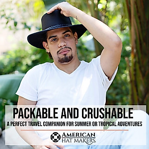 American Hat Makers Soaker Hat — Mesh Sun Hat for Men and Woman (Black, Large)