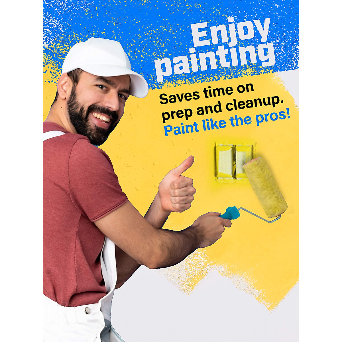 Socket Blocker – The Smarter Outlet Cover for Drywall & Painting – Better Than Tape for Remodeling & DIY Projects - 30 Pack