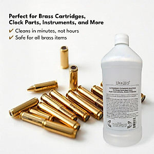 iSonic CSBC001 Ultrasonic Brass Cleaning Solution Super Concentrate, 1Qt Bottle