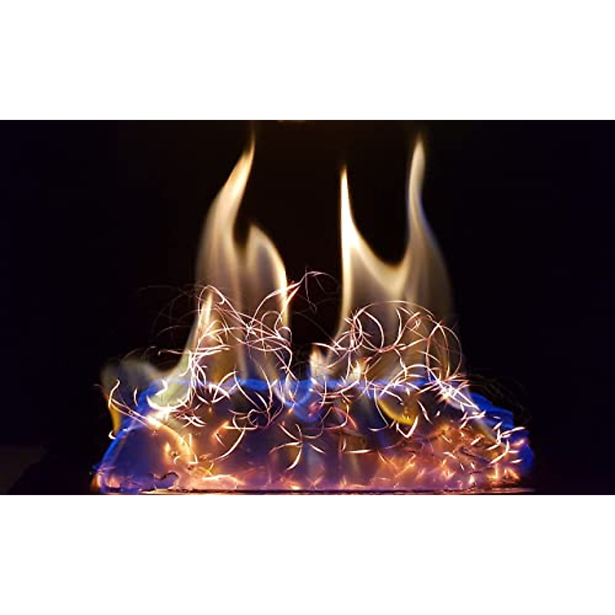 BENJOY Ultimate Fire Wire! 4g(0.14oz) - Ember Effect, Neon Glowing Metal Fiber for Bio Ethanol, Gel Fuel, Natural Gas Fireplace and Ventilation Gas Log Set
