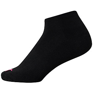 Avia Women's Quarter Socks - 10 Pack Cushioned Athletic Ankle Socks for Women - Women's Moisture Wicking Sports Socks (4-12), Size 4-9, Black