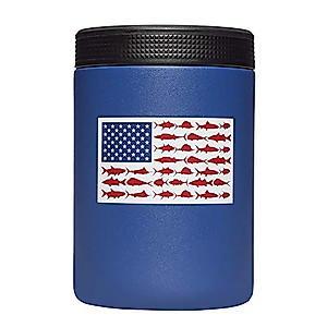Columbia PFG Double-Wall Vacuum Can and Bottle Cozie, Carbon Flag
