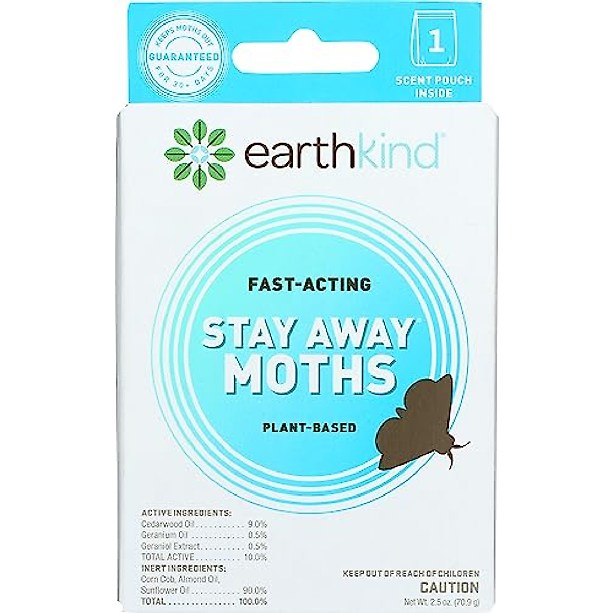 Earthkind Stay Away, Moth Repellent, 2.5 Ounce