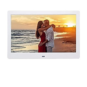 10 inch Screen LED Backlight HD 1024 * 600 Digital Photo Frame Electronic Album Picture Music Movie Full Function (Color : C, Size : US Plug)