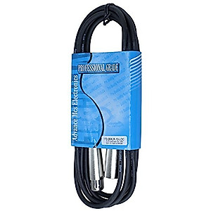 MCSPROAUDIO 10 Foot Male to Female XLR Microphone Cable (Yellow)