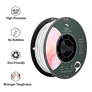 Official Creality 3D Capricorn XS Series Bowden Tube, PTFE Bowden Tube (2 Meters) with 4Pcs PC4-M6 Fittings and 4Pcs PC4-M10 Fittings for 3D Printer 1.75mm Filament with 1 White Filament