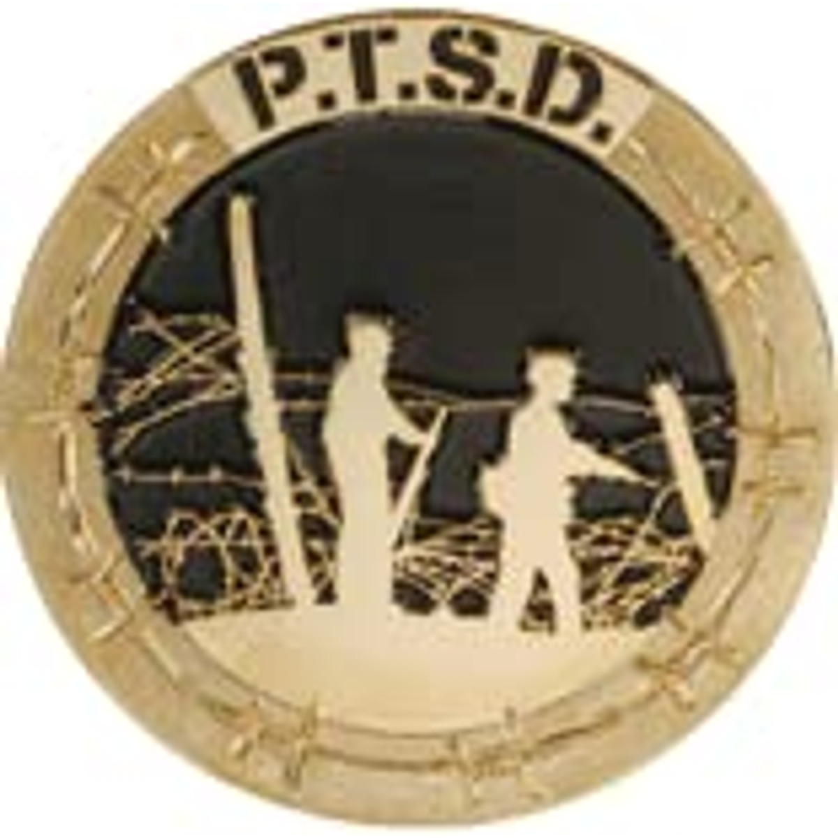 MEDALS OF AMERICA EST. 1976 PTSD Challenge Coin