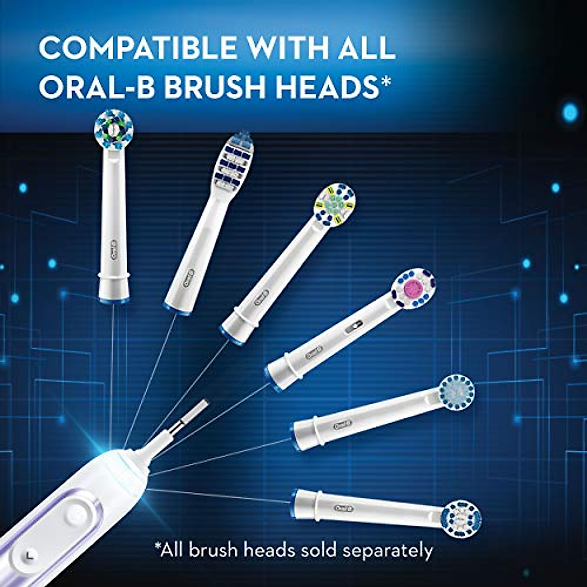 Oral-B Genius 6000 Electric Toothbrush, Orchid Purple