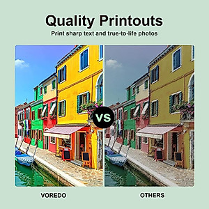 65XL Black and Color Combo Pack Remanufactured Ink for HP 65XL 65 XL for Deskjet 2680 2655 2652 2635 2624 DeskJet 3755 3752 3772 3720 Envy 5058 5052 5055 5034 5032 AMP 100 105 120 (Black, Tri-Color)