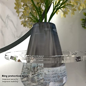 Swvzwy Acrylic Bathroom Adhesive Shelves,Shower Small Shelf,Bathroom Organizer,No Drill,Will Not Damage Bathroom Tiles, Renter Friendly Shelves (2 Pack) (Antique)