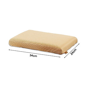 Zhi Jin Soft Rectangle Chair Cushion Memory Foam Mesh Seat Pads Cushions with Ties for Home School Office Gray