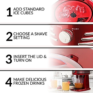 Nostalgia Retro 40-Ounce Beverage Station, 40 oz, Red