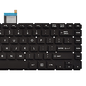 SUNMALL Backlit Keyboard Replacement Compatible withToshiba Satellite E45t-B4204 E45T-B4300 E45T-B4106 E45T-B E45-B Series H000069210, 0KN0-VP4US12, MP-13R53USJ528