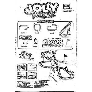 ARSUK Playful Penguin Race Game, Roller Coaster Musical Toy Track Playset with Music & LED Flashing Lights On/Off Button for Toddlers and Kids Gift