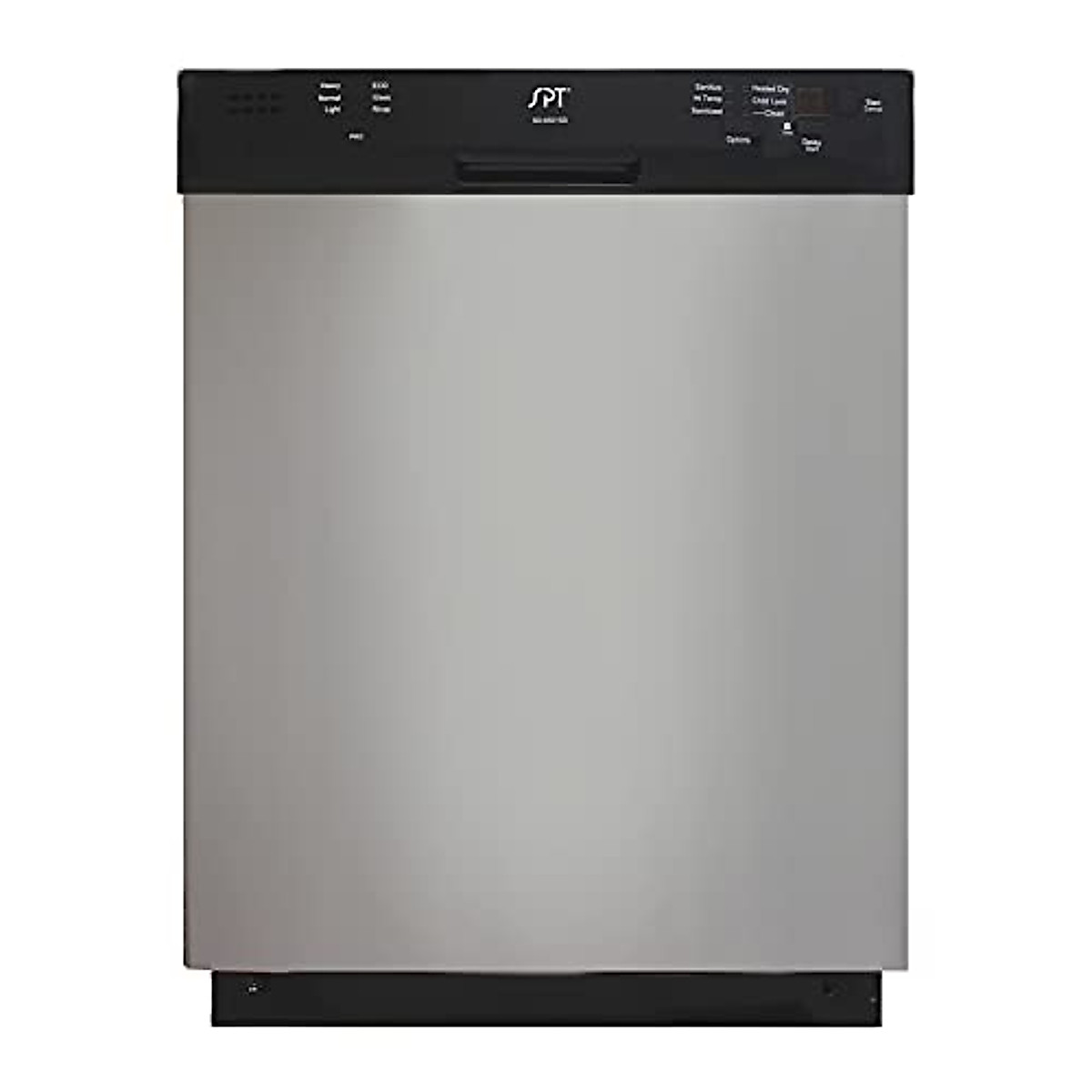 SPT SD-6501SSA 24″-wide Built-In Stainless Steel Tall Tub Dishwasher with ENERGY STAR, Heated Drying, 6 Wash Programs and 14 Plate Settings – Stainless
